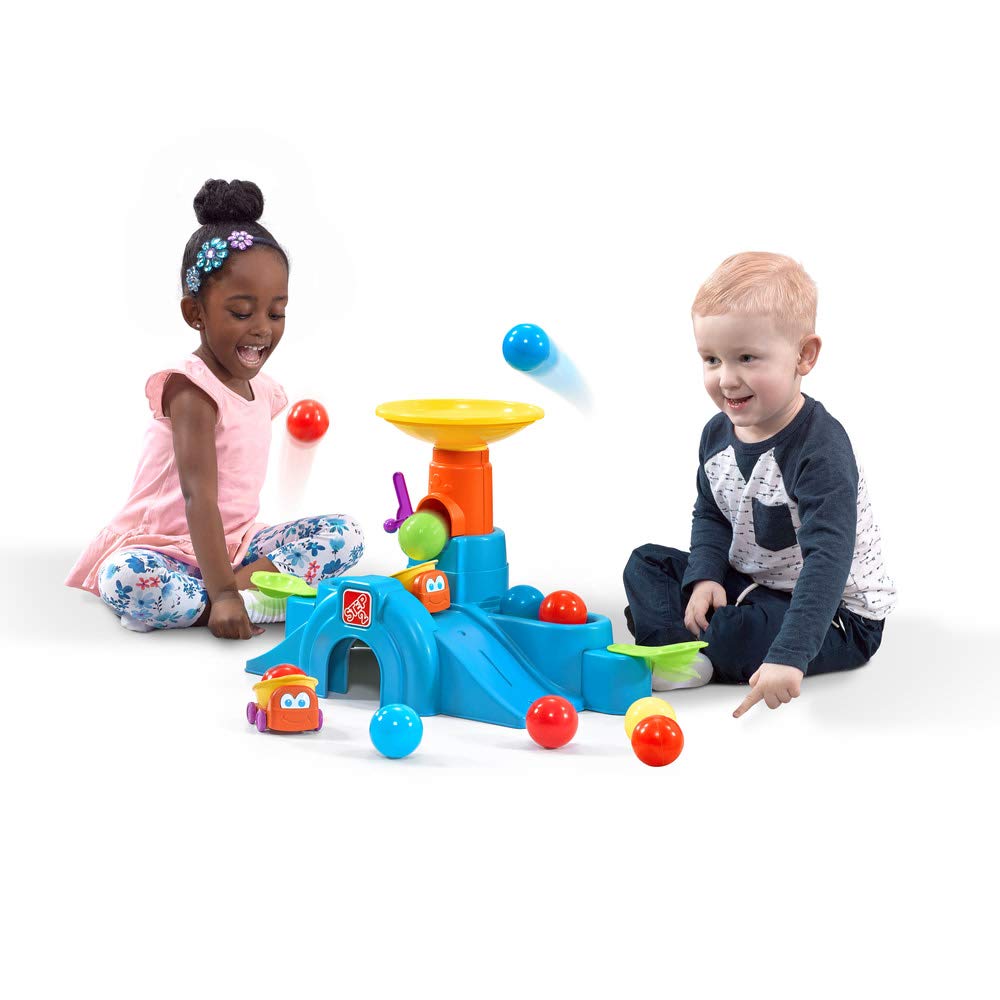 Step2 Ball Buddies Tunnel Tower | Toddler Ball Activity Toy | Play Balls Included