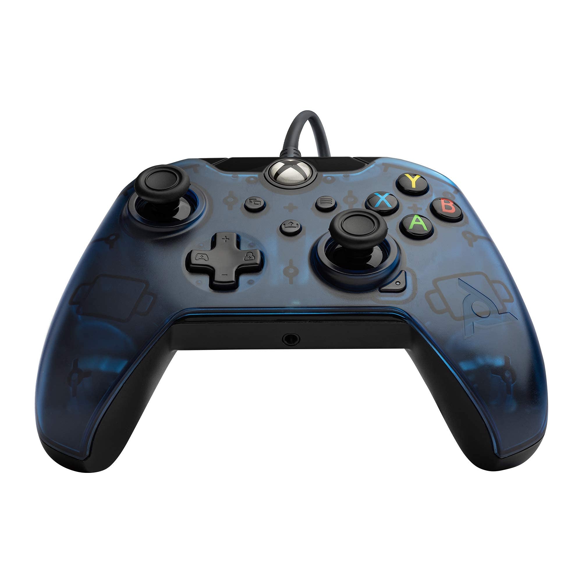 PDP Gaming Wired Controller: Midnight Blue - Xbox Series X|S, Xbox One, Xbox (Renewed)