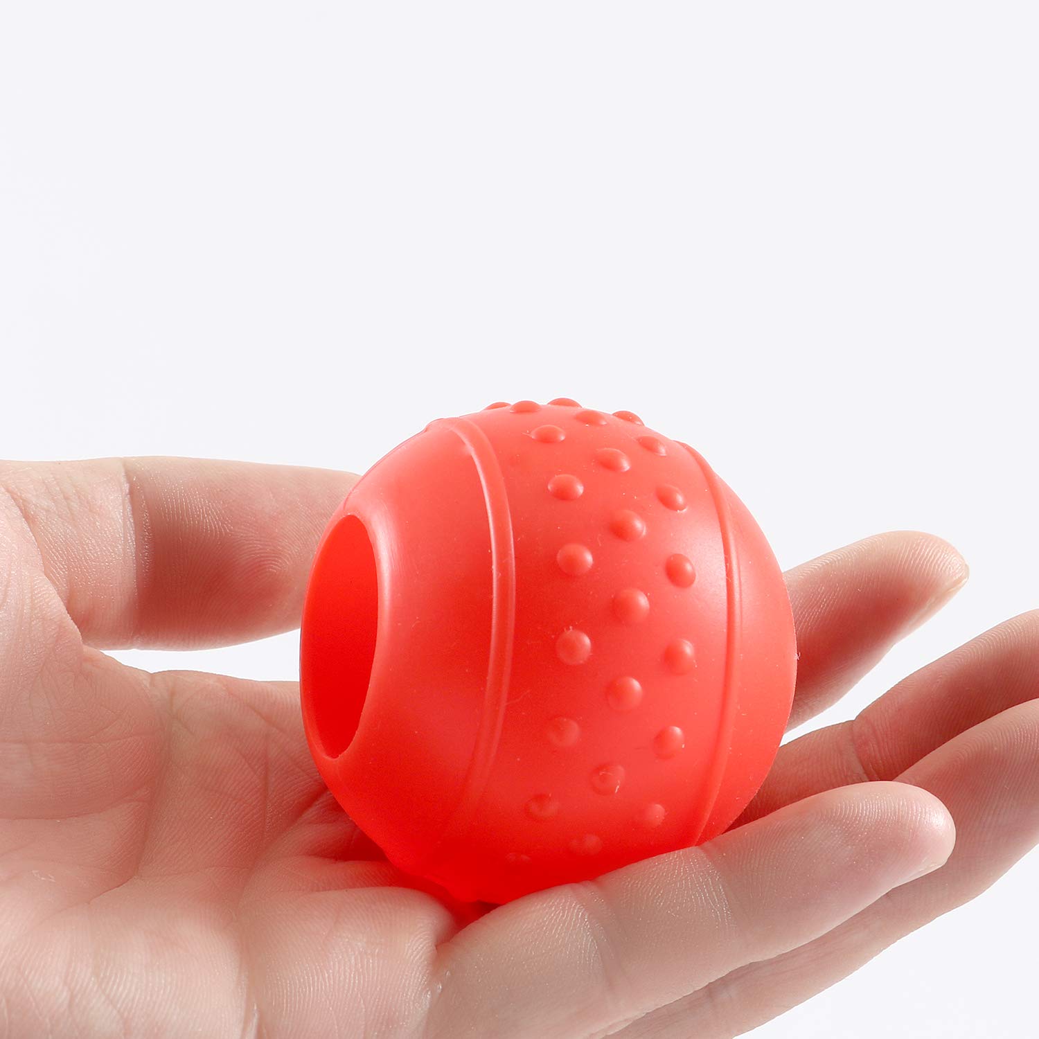 Silicone Grip Case for Poke Ball Plus Controller, Accessories Rubber Skin Protective Cover Case Compatible with Nintendo Switch Pokemon Lets Go Pikachu Lets Go Eevee Poke Ball Plus - Red