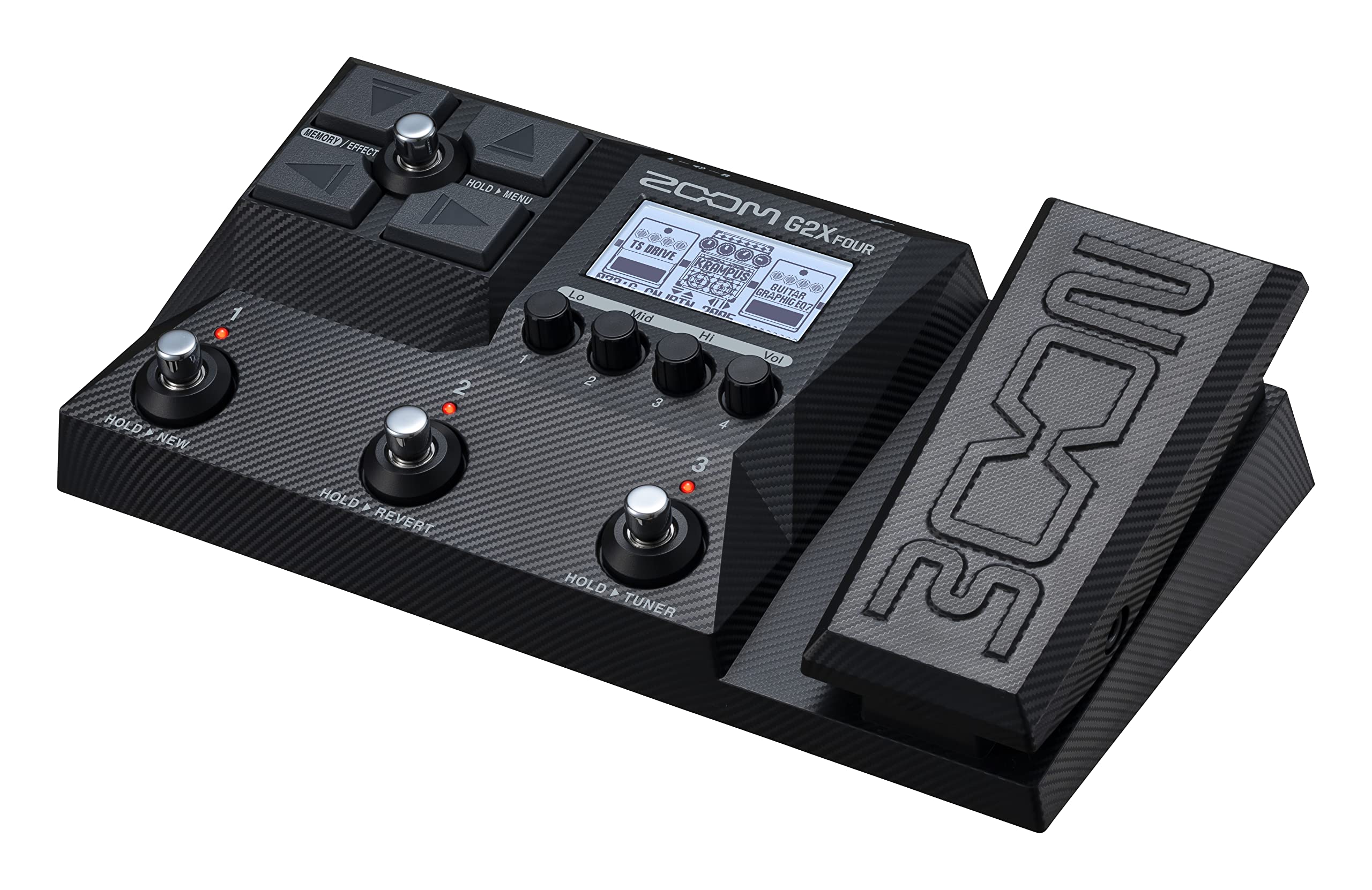Zoom G2X Four Guitar Multi-Effects Processor with Expression Pedal, Multi-Layered IR’s, Amp Modeling, 75+ Built-in Effects, Looper, Rhythm Section, Tuner, Audio Interface, Lightweight