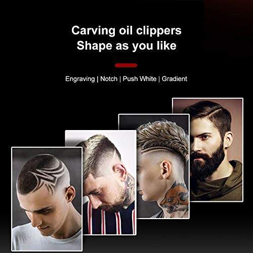 T Blade Trimmer for Men, Professional Cordless Hair Liners Electric Hair Trimmer, Zero Gapped Baldheaded Hair and Beard Trimmer (black)