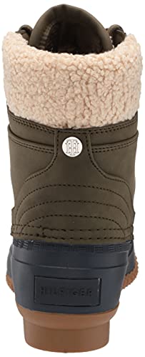 Tommy Hilfiger Women's Rainah Snow Boot, Navy, 8