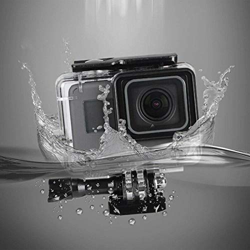 RAXPY Waterproof Housing for GoPro Hero 7 White and Silver, Protective 45m Underwater Dive Hard Case Housing