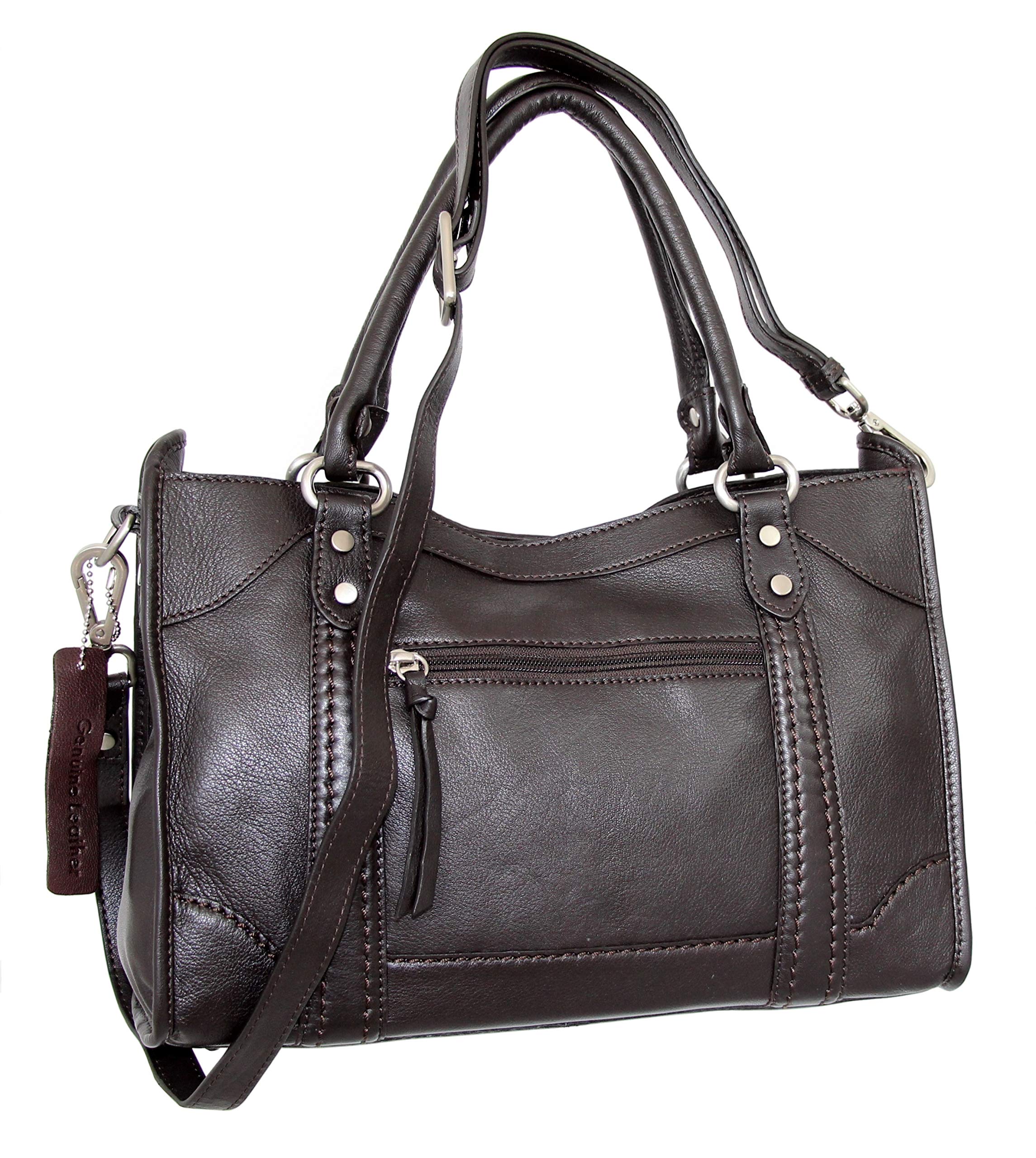 Super Sara Leather Satchel (Turquoise)