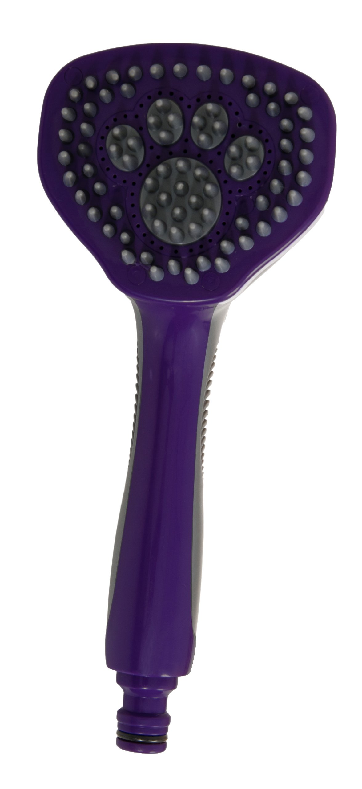 Petmate Furbuster Pet Shower Massager, Vibrant Plum