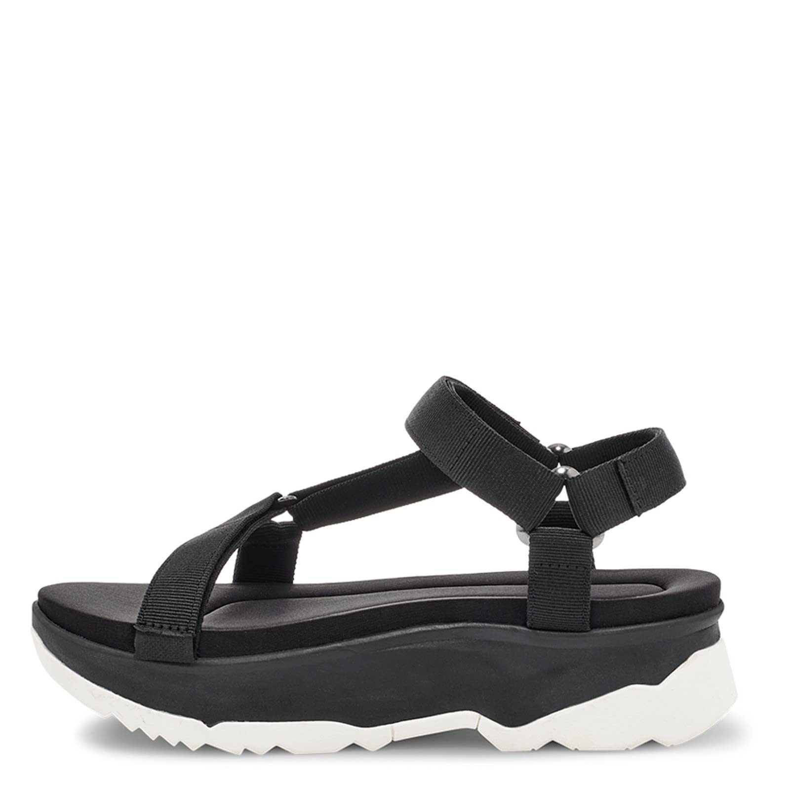 Teva Women's Leisure and Sportwear, Black/White, 9.5