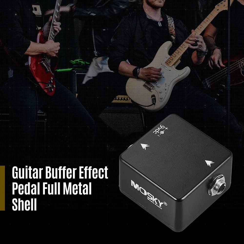 ZYZMH Guitar Buffer Effect Pedal Full Metal Shell Guitar Pedal Guitar Effect Pedal Guitar Accessories