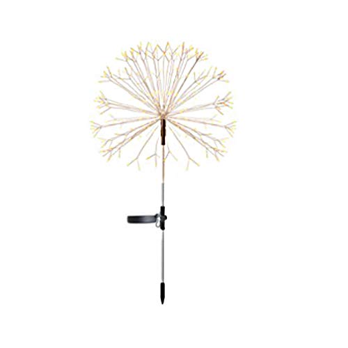 Solar Firework Lights, Vislone Outdoor String Lights Solar Garden Decorative Lights Lawn Lamp with 2 Lighting Modes Flexible Twistable IP65 Waterproof for Yard Garden Patio Home Party Decoration