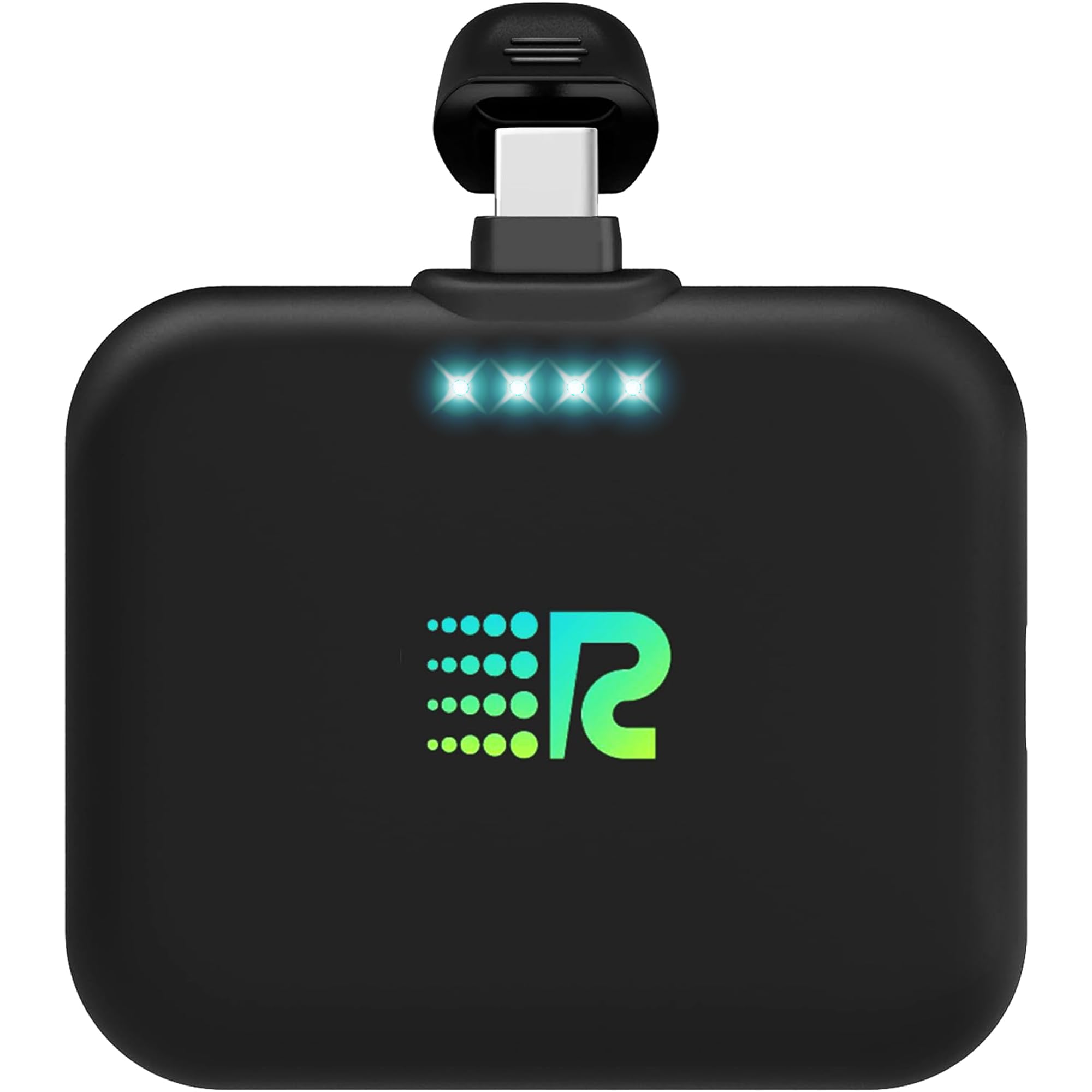 Rush Charge Air Portable Power Bank for Android (USA) β 2500mah, 2.1A High-Speed Power Bank Fast Charging - Lightweight, Compact USB C Charger β Travel Size, Pre-Charged Battery Pack