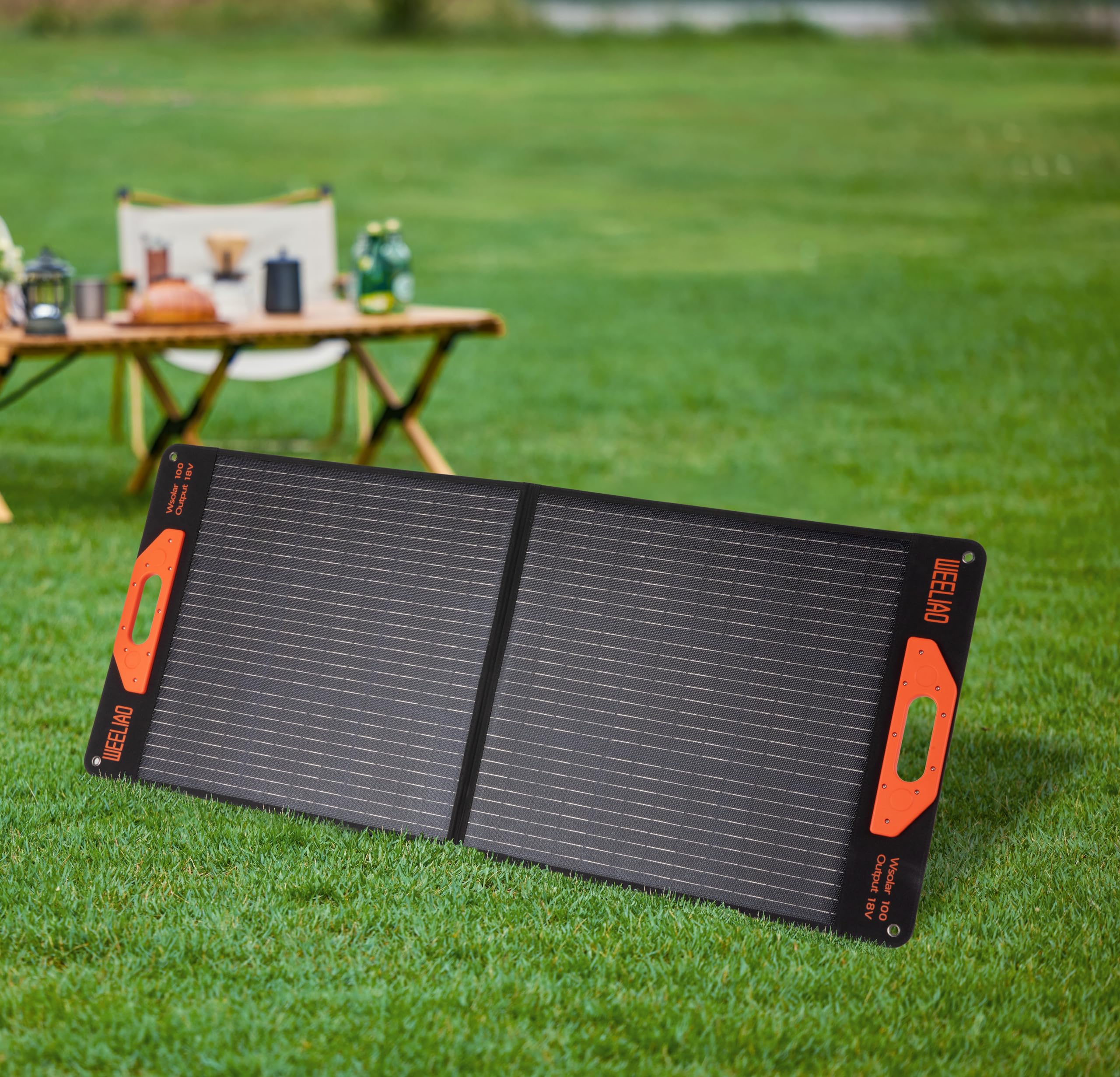 Solar Panel 36V 200W for Power Station Portable Solar Panel with 10 Connectors Waterproof Foldable Mono Solar Cell Solar Charger for Power Bank, Power Supply, Laptop,Phone, Camping, Off Grid Living