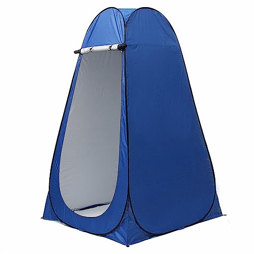 Portable Outdoor Instant Pop Up Tent Privacy Camping Shower Toilet Changing Room - Blue