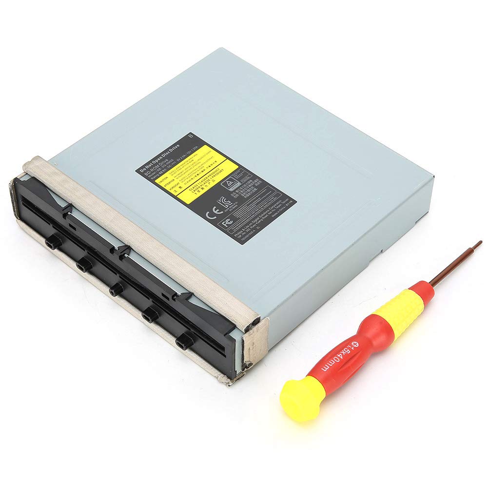 Sutinna CD Driver for Xbox One S, BluRay DVD Driver Replacement DG6M5S01B with Screwdriver, Xbox One S Console Accessories Parts(DG-6M5S-01B)