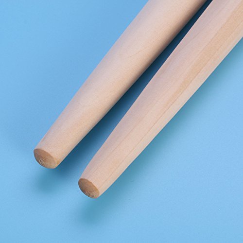 ROSENICE Drumstick 1 Pair Maibachi Taiko Wood Tip Drumstick Master Drum Sticks(Drum Stick Color Random)