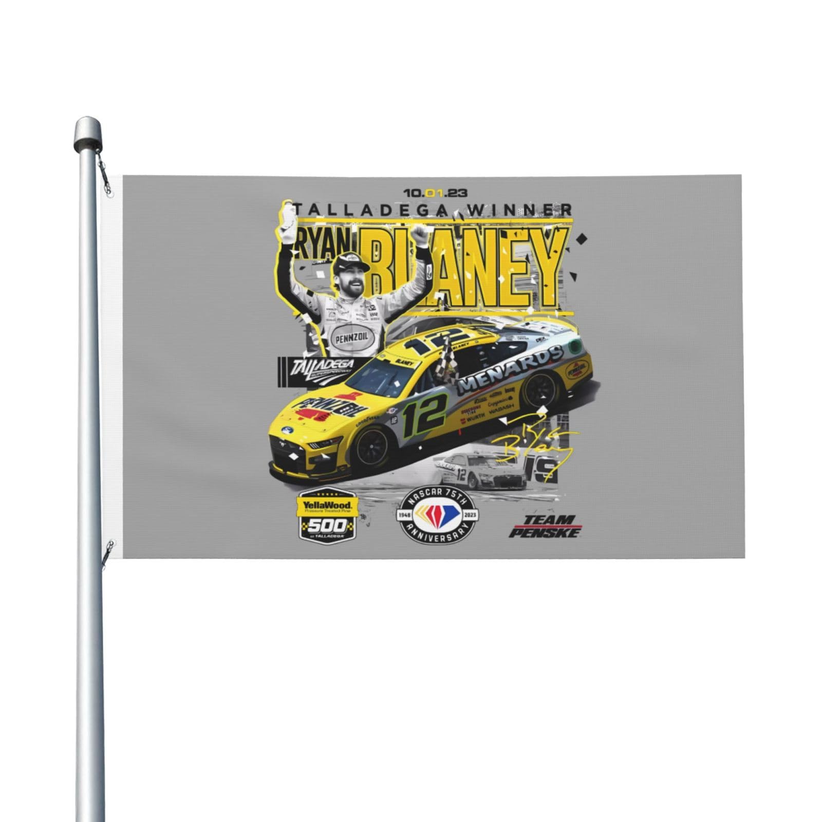 Ryan Blaney 12 Outdoor Flag Home Garden Flag Banner Decorative Flag 3x5 Ft Flag