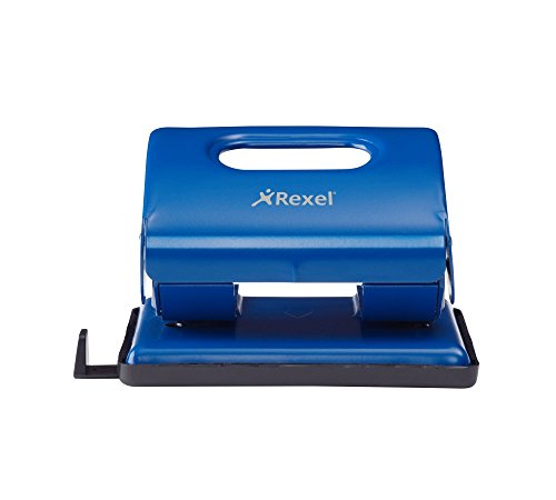 Rexel 2100762 Value 2 Hole 20 Sheet Metal Punch - Blue