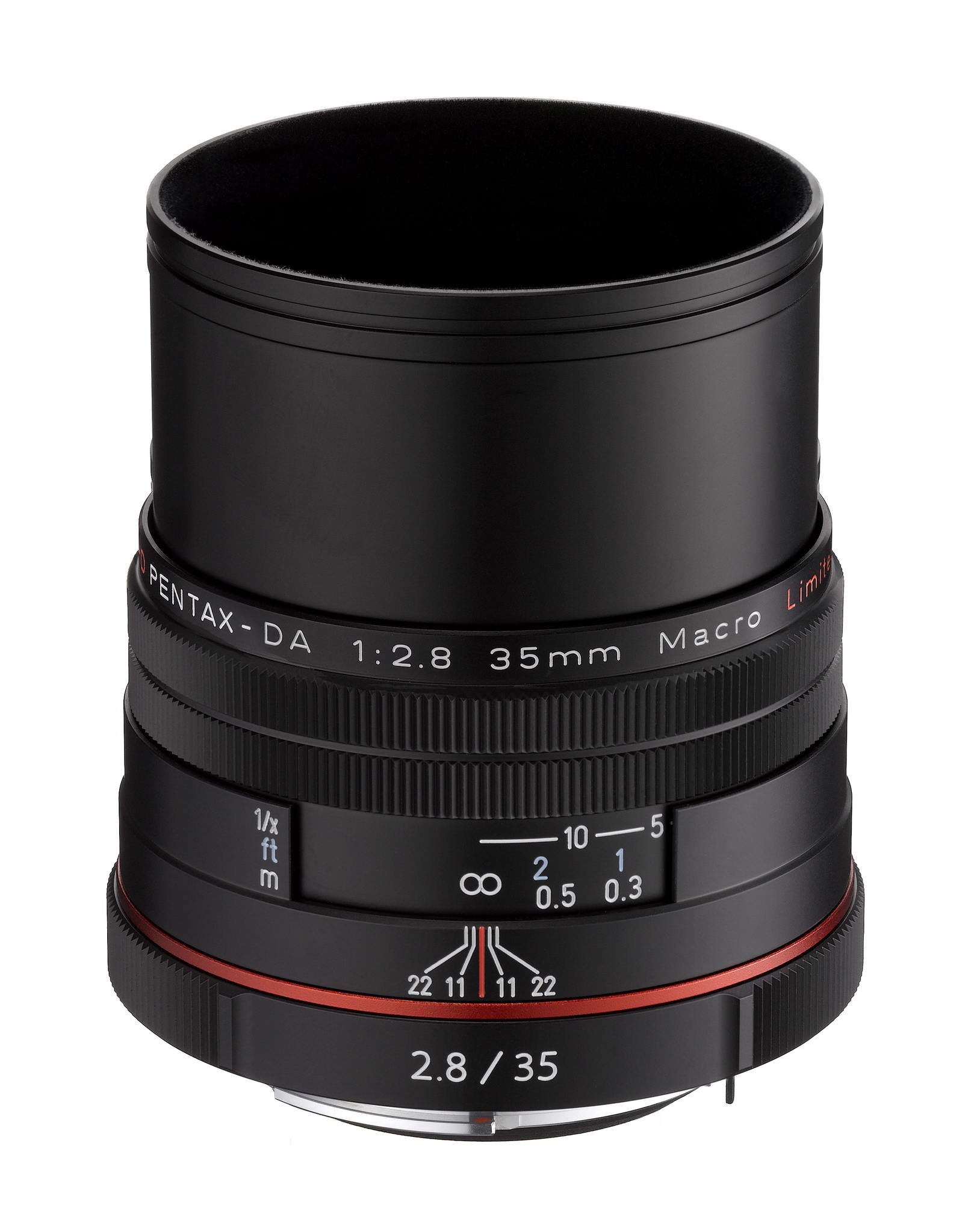 Pentax K-Mount HD DA 35mm f/2.8 Macro 35-35mm Fixed Lens for Pentax KAF Cameras (Limited Black)
