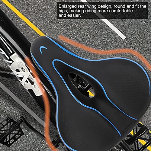 Yuecoom Bike Seat Cover, Waterproof Ergonomic Bicycle Saddle Cushion Breathable Seat Pad for Mountain Bike