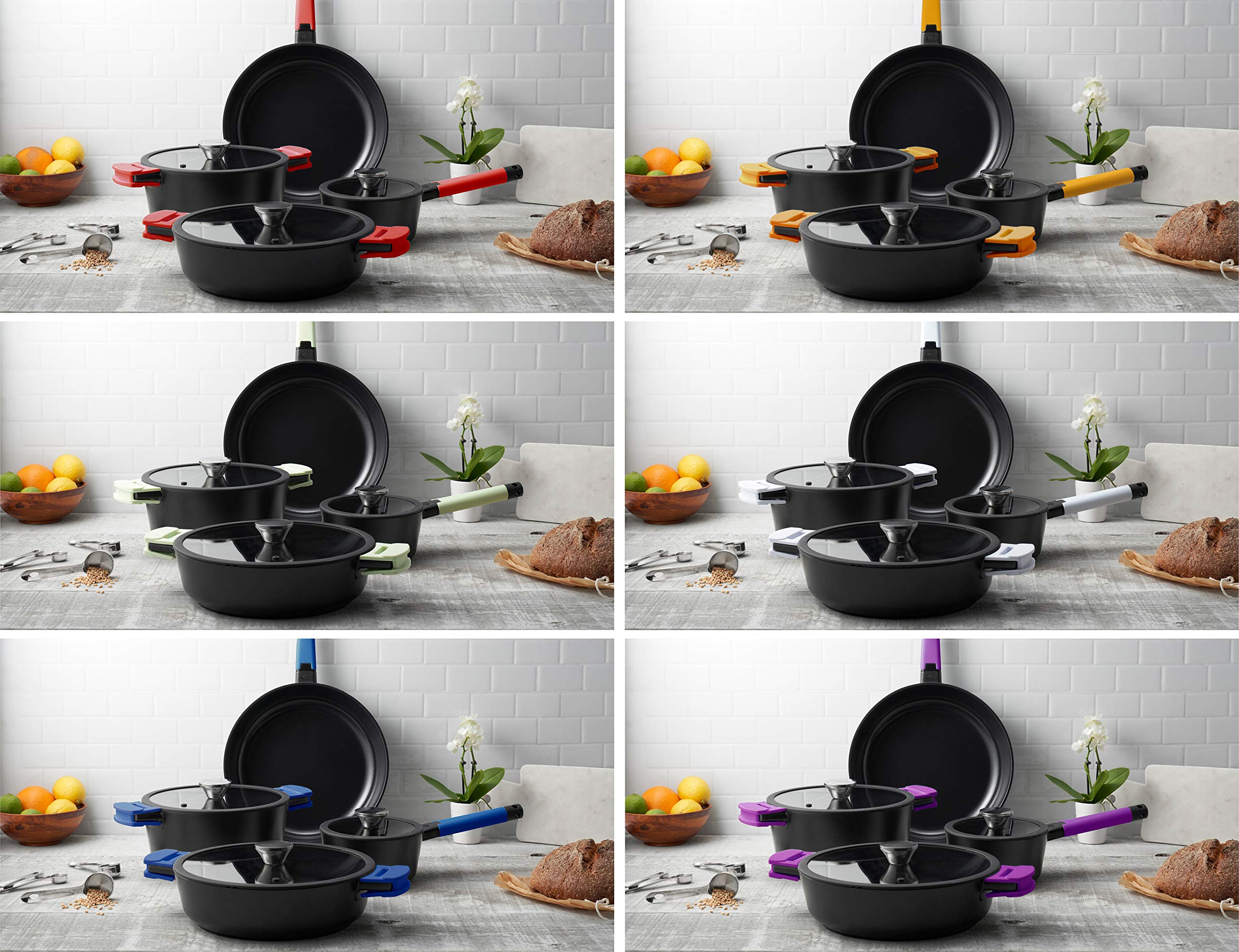 Zavor Color Long Handle for Noir Cookware Collection, Royal Blue (ZSPCWHH35)