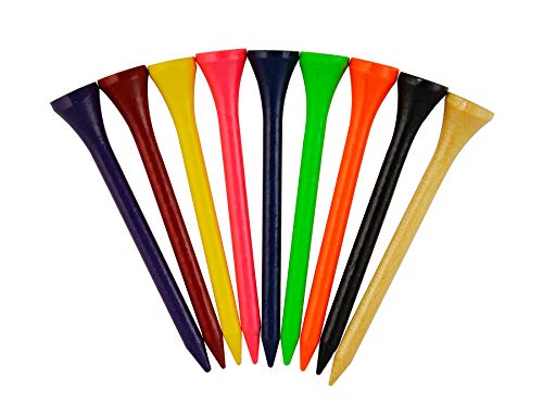 Pride Golf Tee 2-3/4" Way Long RIPSTIXX Golf Tee (65 Count), Purple