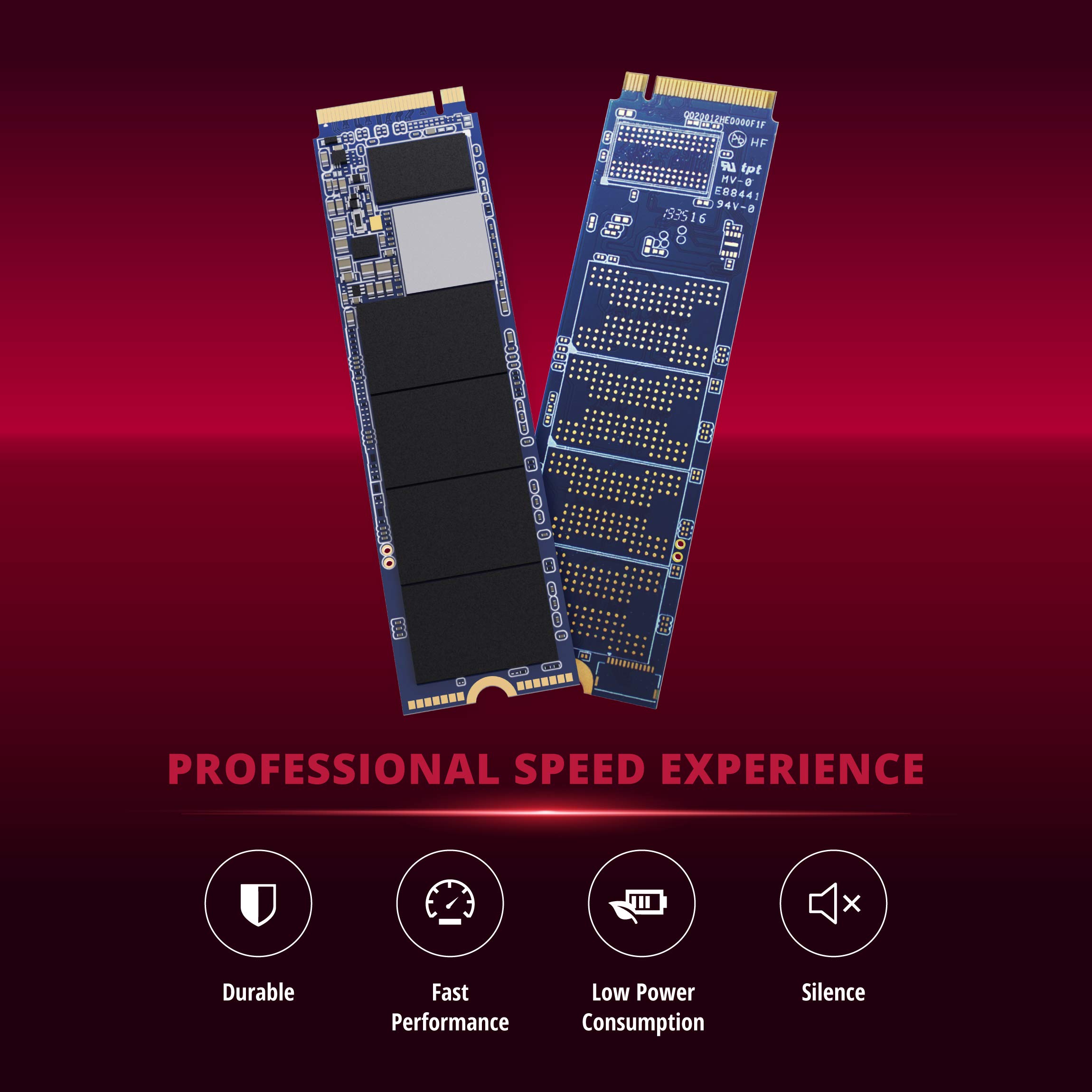 PIONEER 2TB SSD NVMe PCIe M.2 2280 Gen 3x4 R/W Speed up to 3400/3000MB/s Internal Solid State Drive for PC, Laptop (APS-SE20Q-2T)