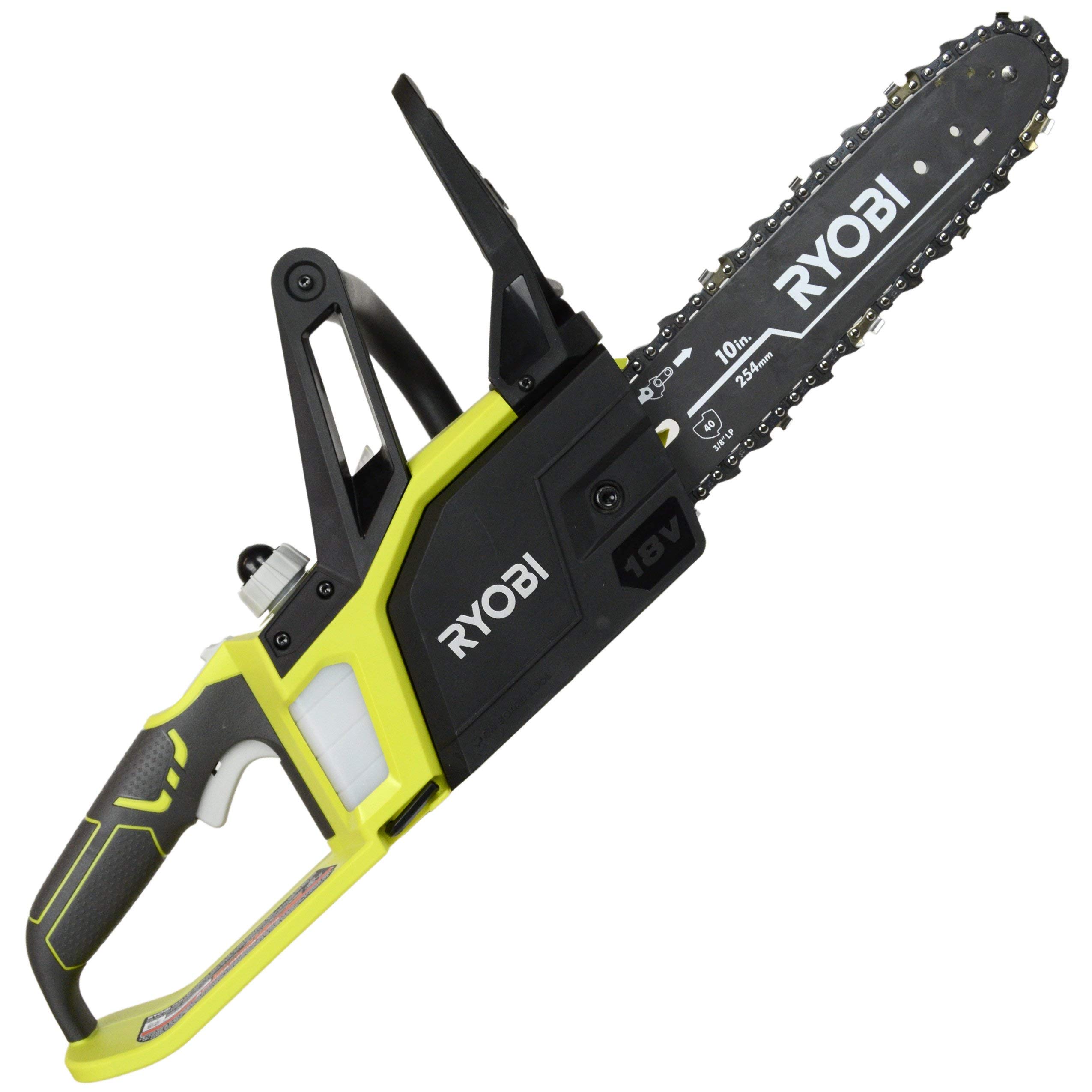 Ryobi P546 10 in. ONE+ 18-Volt Lithium+ Cordless Chainsaw (Tool Only - Battery and Charger NOT Included) (Renewed)