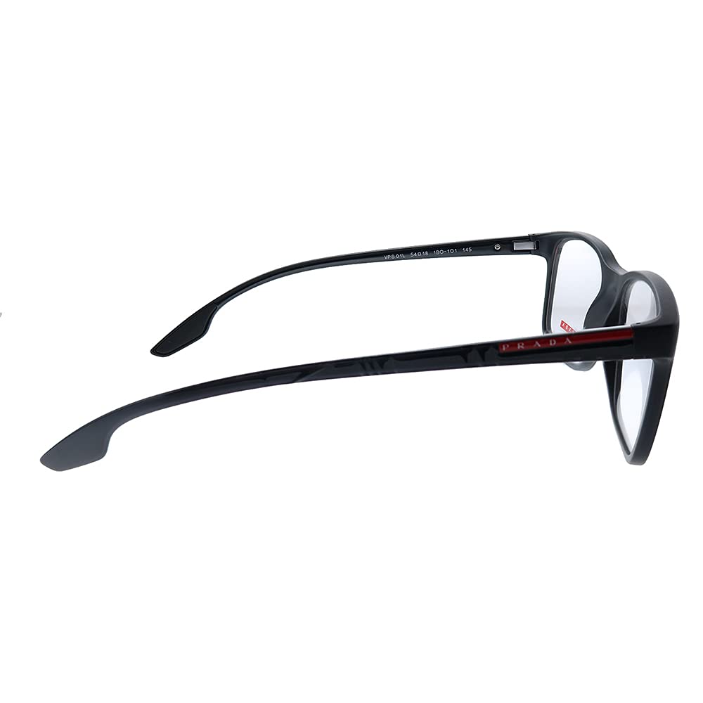 Prada Linea Rossa PS 01LV 1BO1O1 Black Plastic Square Eyeglasses 54mm