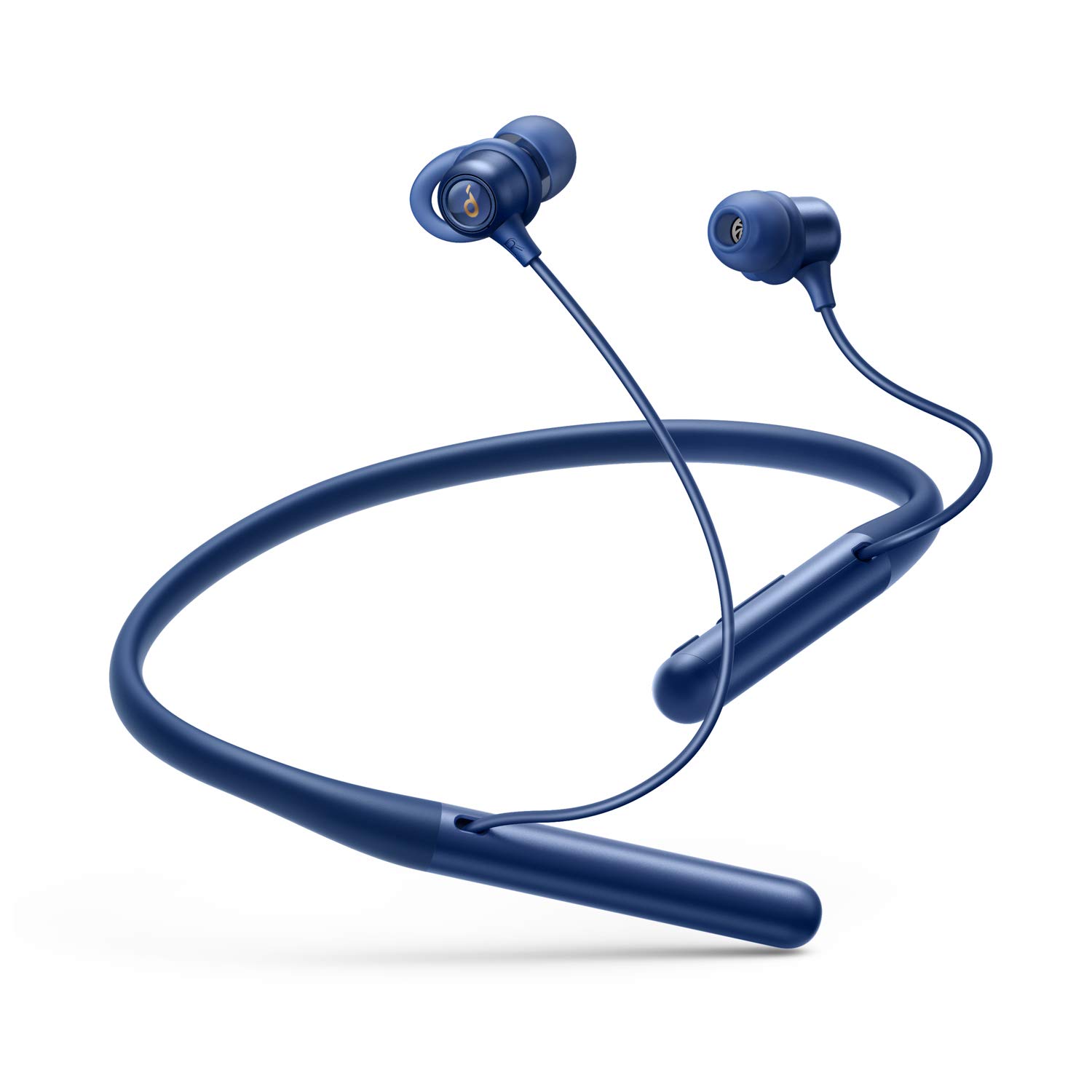 Soundcore Anker Life U2 Bluetooth Neckband Headphones with 24 H Playtime, 10 mm Drivers, Crystal-Clear Calls with CVC 8.0, USB-C Fast Charging, Foldable & Lightweight Build, IPX7 Waterproof