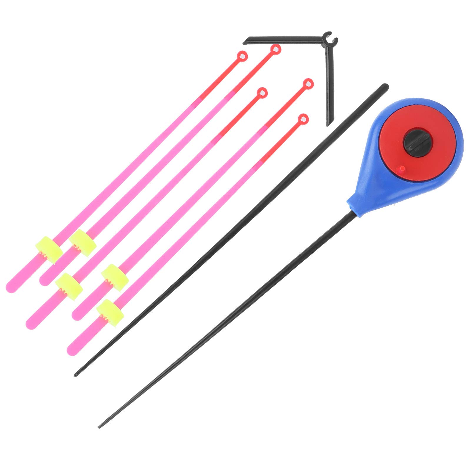 Yeuipea Fishing Pole Accessories Kit Rod, Mini Winter Ice Fishing Pole Accessories Kit Rod Tip Front Extension Section Fishing Tool(12cm)