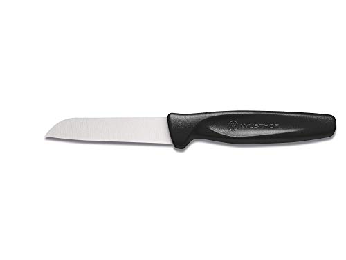 WUSTHOF knife set 3 pieces, Create Collection (1065370001) with paring knife, vegetable knife and universal knife, sharp kitchen knives black, rustproof