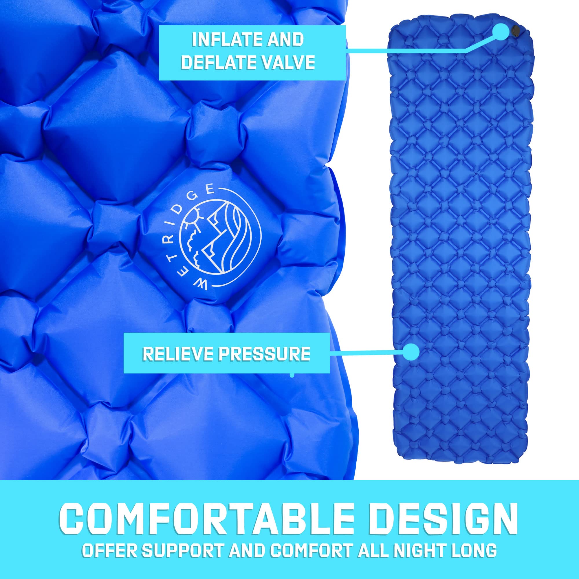 WETRIDGE Sleeping Bag with Pillow Kit, 0 Degree F RDS Down Sleeping Bag - Sleeping Bag Pillow - Adult Sleeping Bags - Sleeping Bags Adults - Mummy Camping Sleeping Bag Green