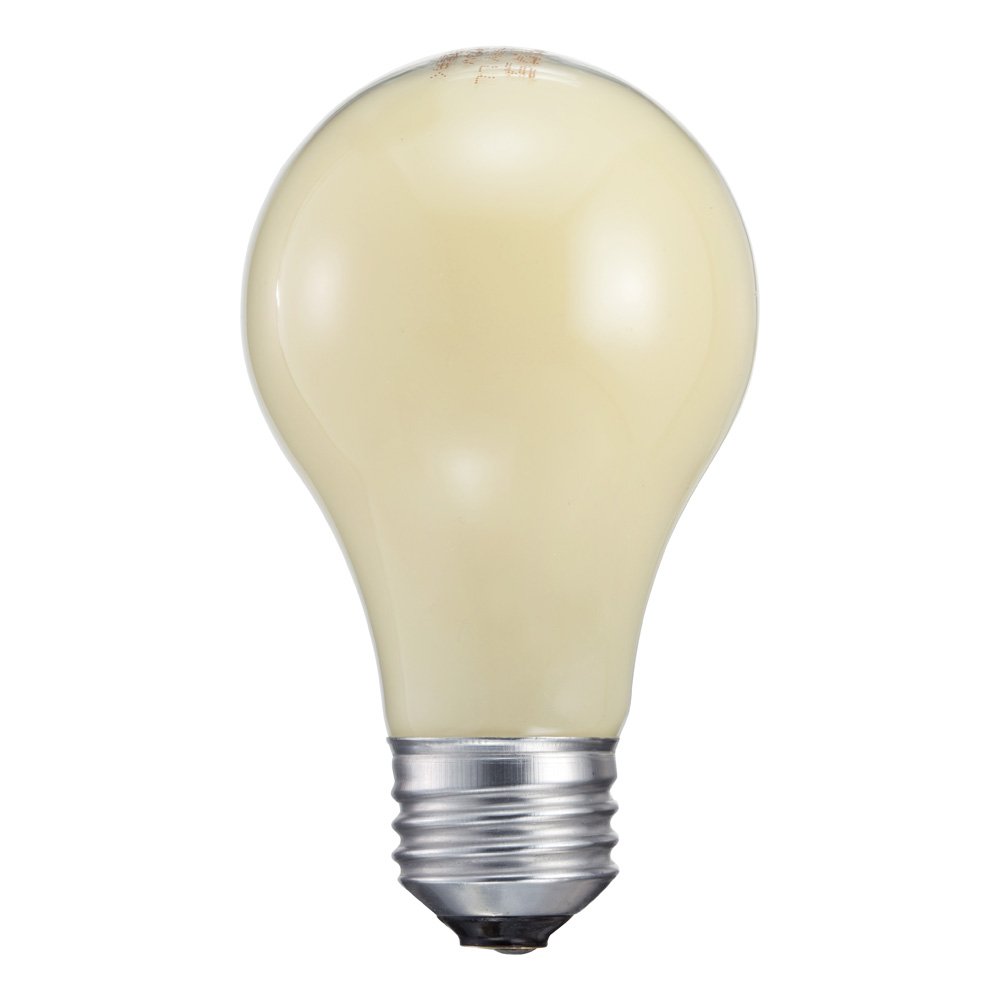 PHILIPS LED 415810 Bug-A-Way 60-Watt A19 Light Bulb, 2-Pack, Yellow