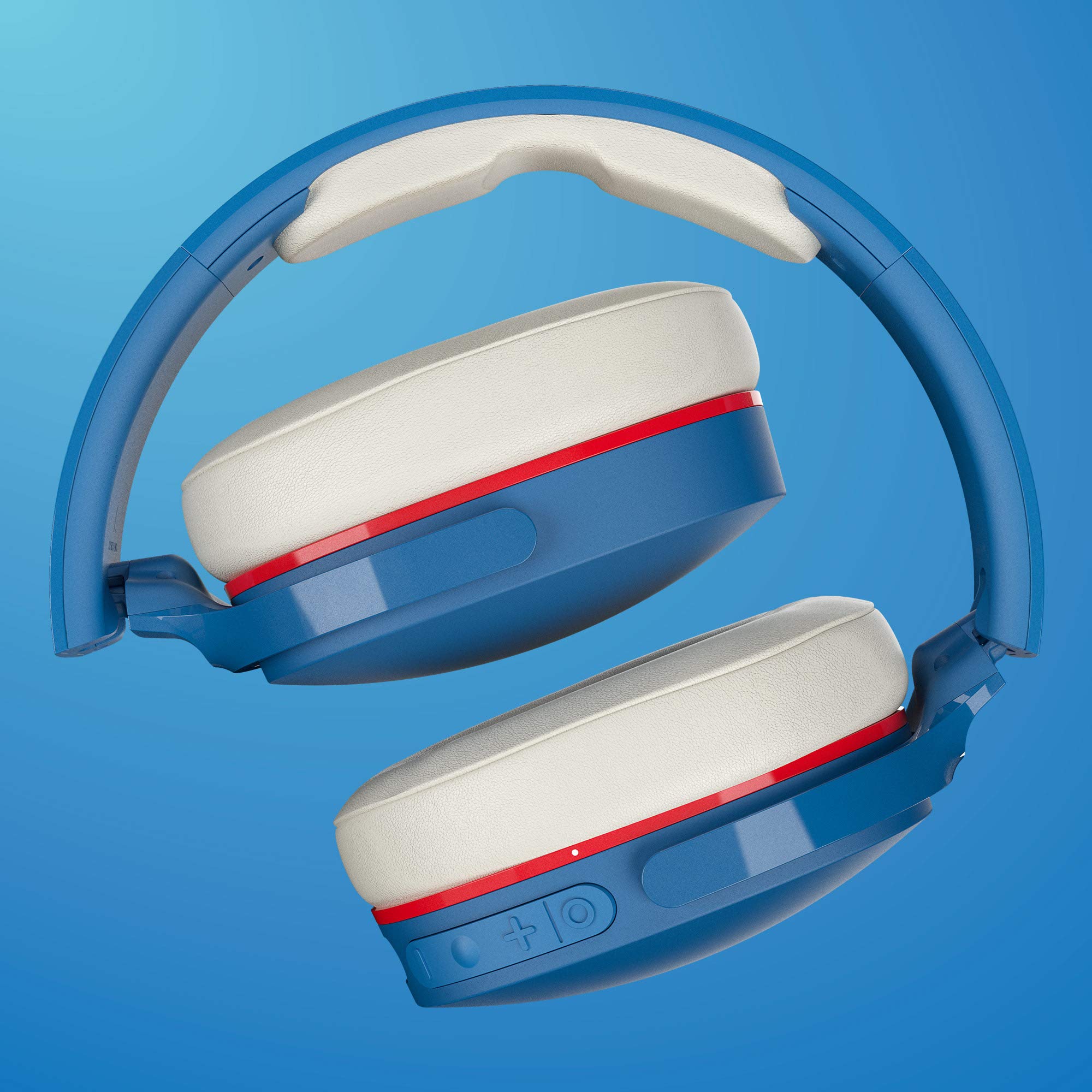 Skullcandy Hesh Evo Over-Ear Wireless Headphones, 36 Hr Battery, Microphone, Works with iPhone Android and Bluetooth Devices - 92 Blue (Discontinued by Manufacturer)