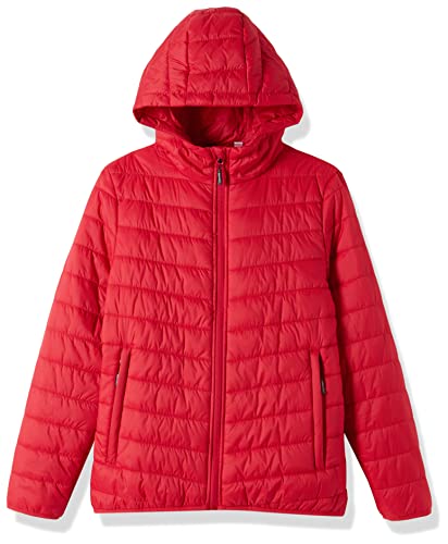 Outdoor Ventures Women's Packable Lightweight Full-Zip Puffer Jacket with Hood Quilted Winter Coat