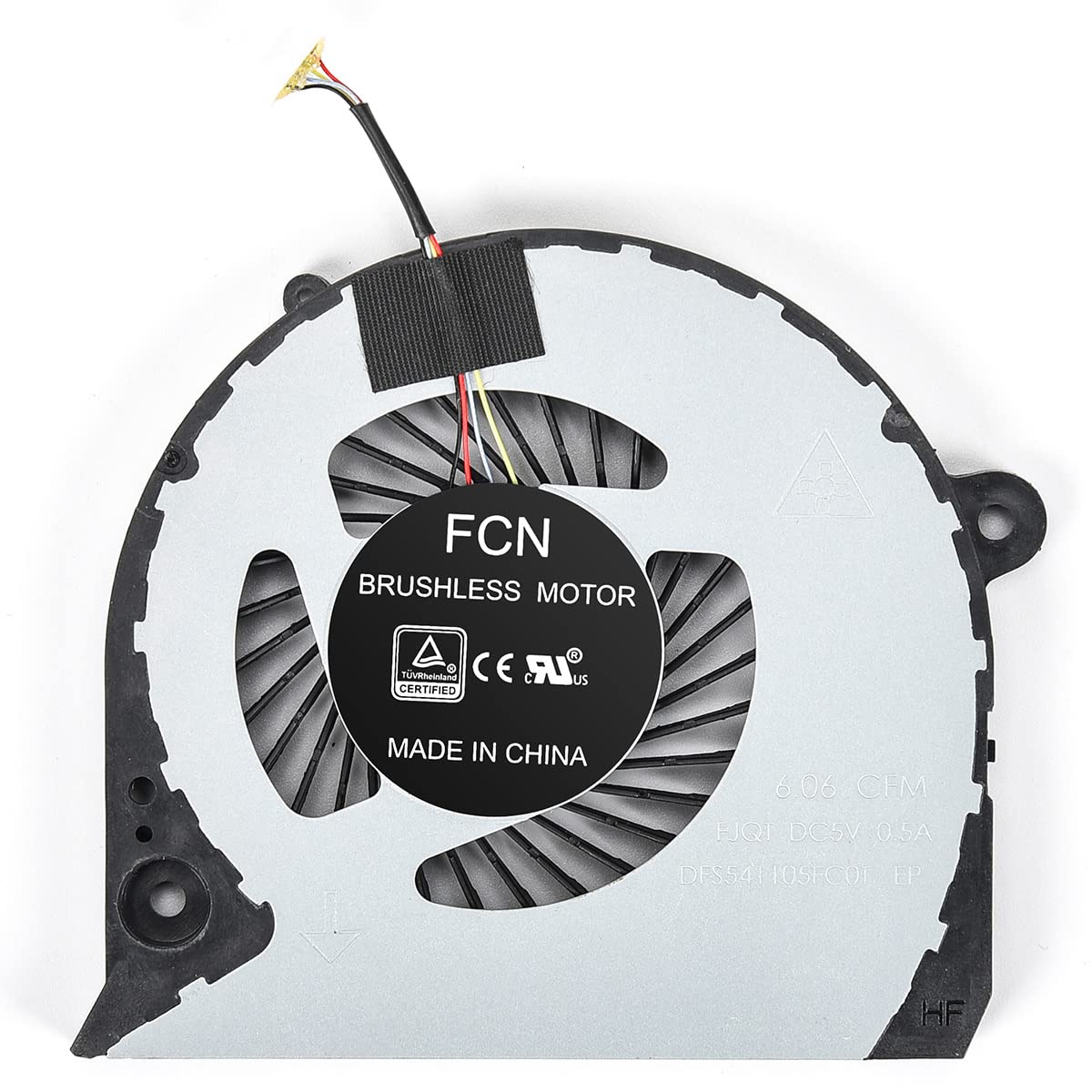 Replacement CPU w/GPU Cooling Fan Compatible with Dell G5 15 5587 & G7 7588, inspiron 15 7577 7588 Series Laptop P/N: DFS541105FC0T DFS2000054H0T