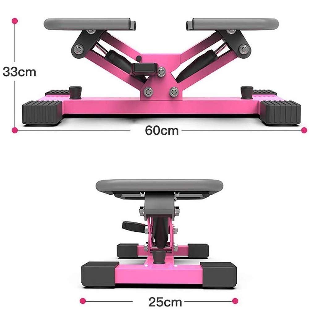 YFDM Fitness Exercise Elliptical Twister Stepper - Upgraded Quality Steel, Easy Standing Workout, Digital Display, Resistance Band Elliptical