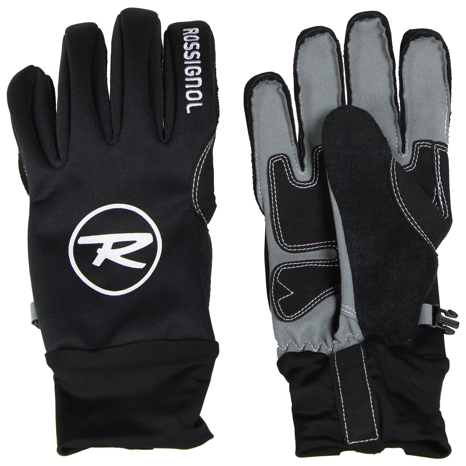 Rossignol Double Pump Fist Gloves Mens Sz XL Black/Grey