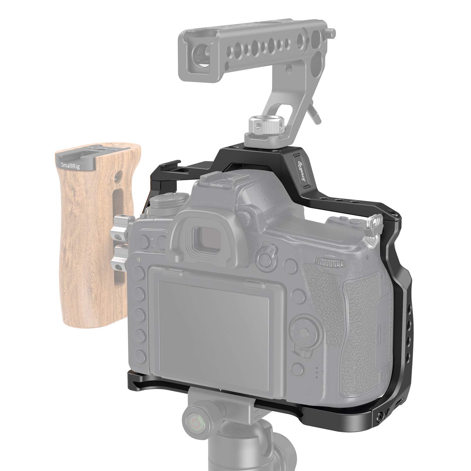 SmallRig Aluminum Alloy Cage for Nikon D780 Camera, Built-in NATO Rail and Cold Shoe Mount for Microphone and Light - 2833