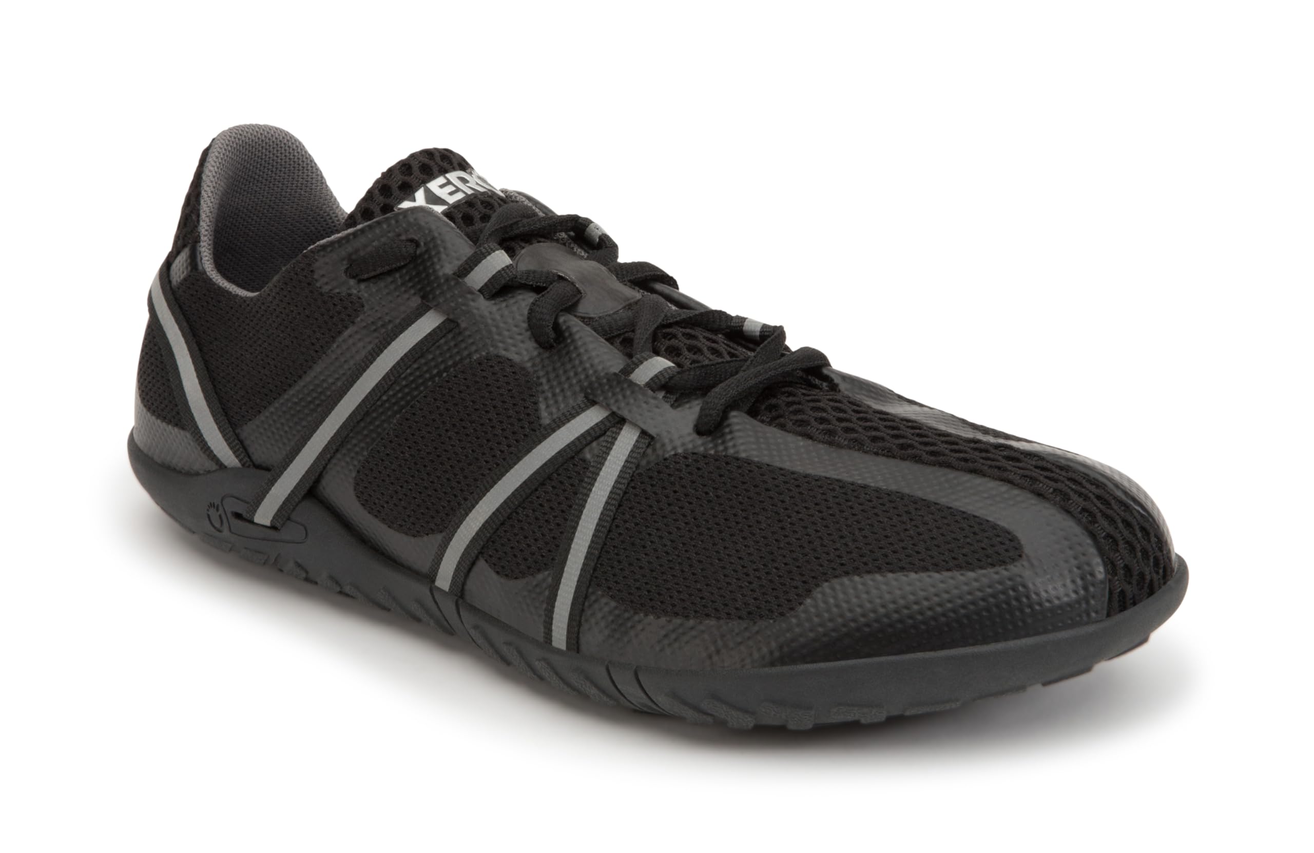 Xero Shoes Women's Speed Force Barefoot Running Shoe - Ultra Lightweight - Minimalist Road Running Shoe Black