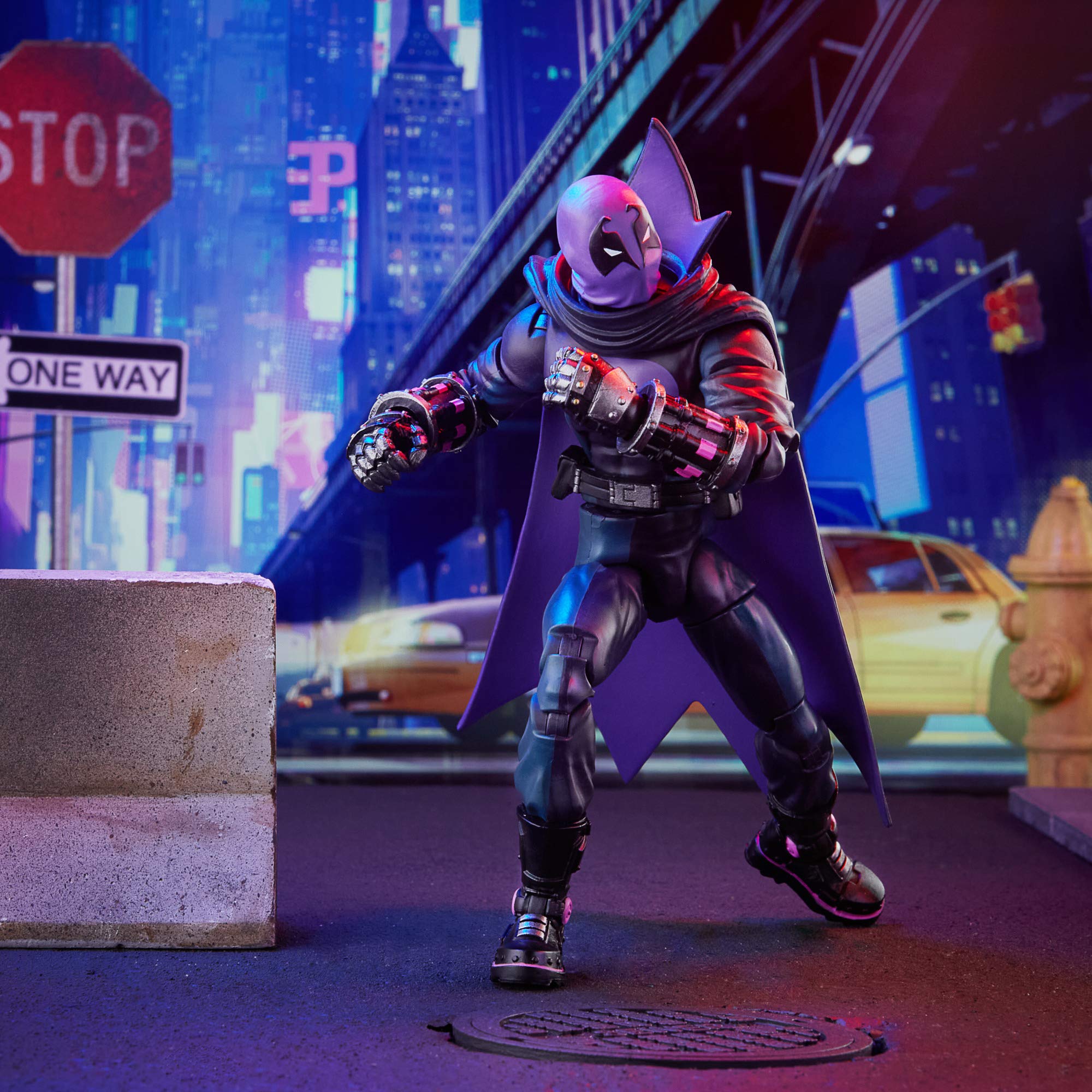 Spider-Man Hasbro Marvel Legends Series Into The Spider-Verse Marvel’s Prowler 6-inch Collectible Action Figure Toy for Kids Age 4 and Up