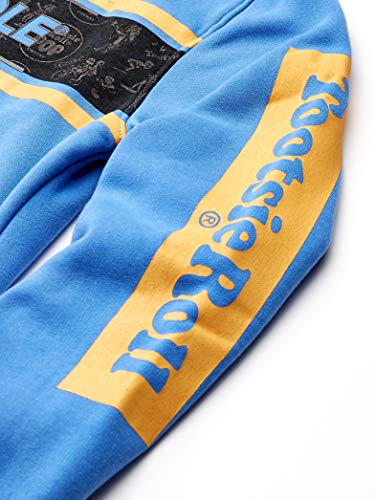 Southpole Men's Tootsie Fashion Fleece Sweatshirt (Hoody, Crewneck), Sky Blue Giantroll, Medium