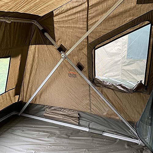 Oztent 30 Second Expedition 3-4 Person Tent (42 Lb) 8 ft(W) x 6.6 ft(D) x 6.6 ft(H) + 6.6 ft(Awning)