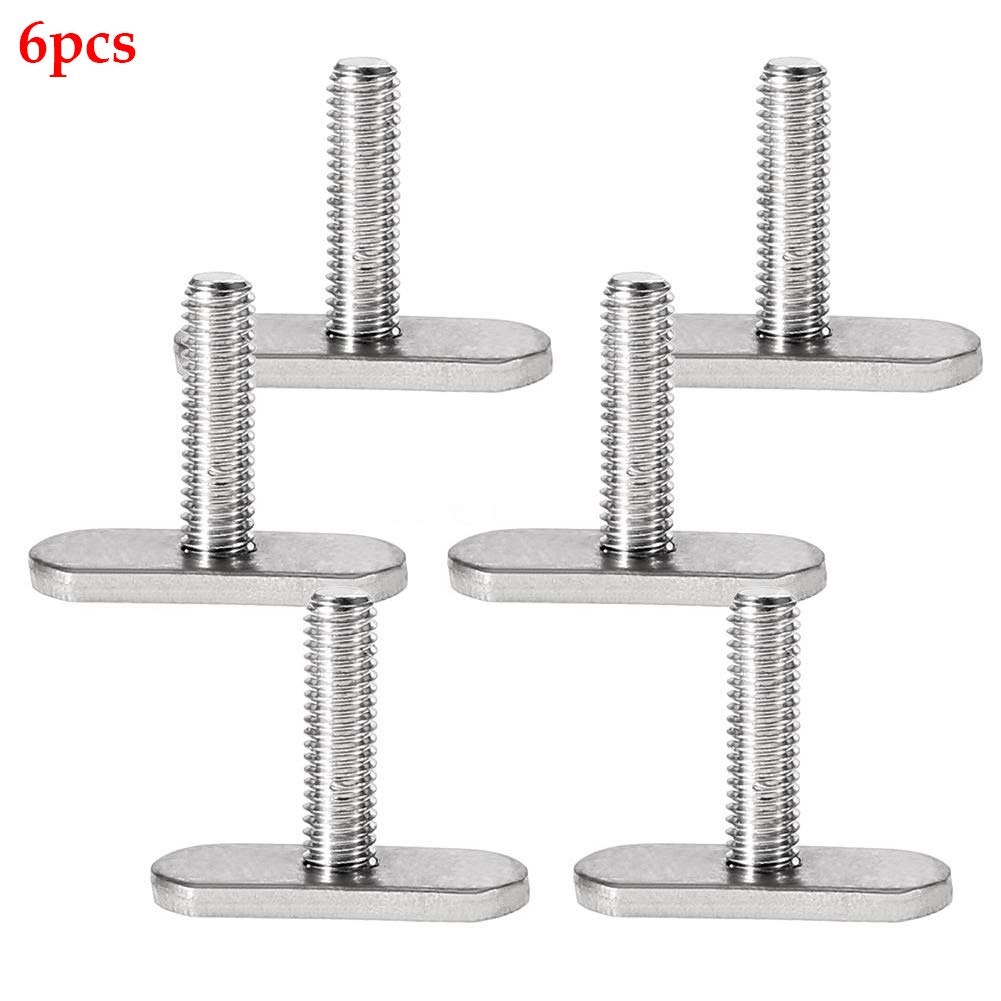 T Slot Bolt Replacement, 1/2 Inch Kayak Screws Track Screws Hardware Gear Mounting MightyBolt for Kayaks Canoes Boats Mini Rails