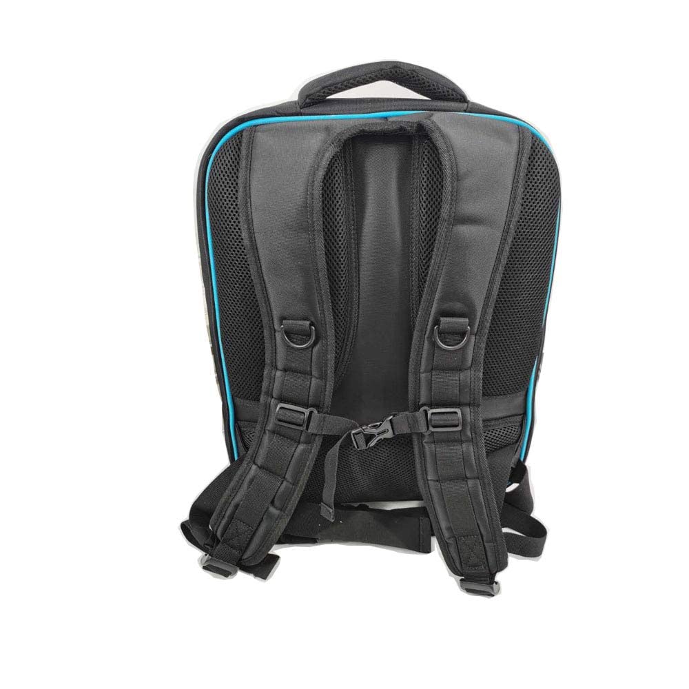 Waterproof Game backpack Travel Carrying Case Storage Bag for Ps4 Pro System and Accessories Fits PS4 Xbox Model Black
