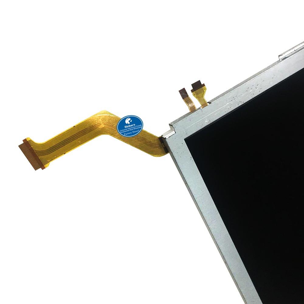 Rinbers® OEM Replacement Top Upper LCD Screen Display for Nintendo New 3DS N3DS XL LL (2015 Released) with Y Tool (NOT for 3DS or 3DS XL LL Top LCD Screen)