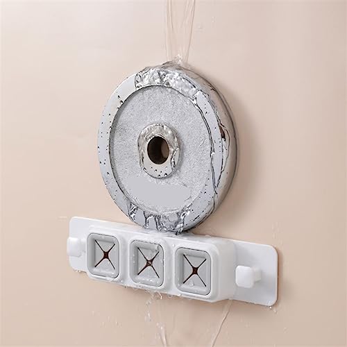 SPYKEY Towel Hook Three-Hole Towel Stopper Storage Free Perforated Rag with Two Hooks Kitchen Gadgets Organize Storage Multi-Purpose Hook