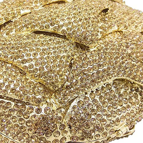 ZHUHW Crystal Flower Evening Bags Wedding Party Bridal Diamond Floral Handbag Clutch Purse