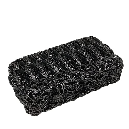 ZHUHW Crystal Women Evening Clutch Bag Hard Case Wedding Party Handbags Purses Metal Clutches