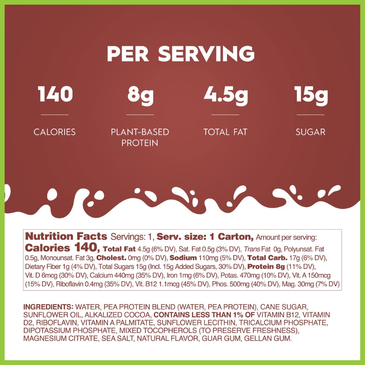 Ripple Non-Dairy Milk, Variety Pack | Vegan Milk With 8g Pea Protein | Shelf Stable Single Serve Cartons | On-The-Go | Non-GMO, Plant Based, Gluten Free | 8 oz, 12 Pack
