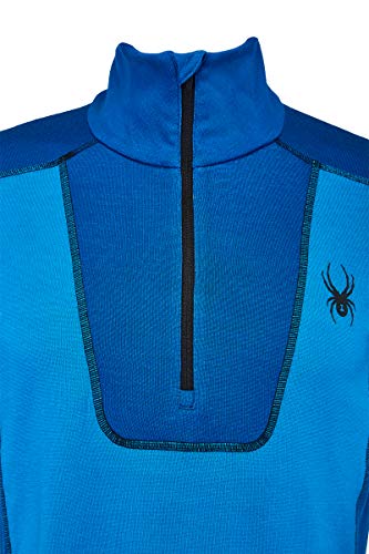 Spyder Active Sports Mens Elevation Half Zip, Lagoon, X-Large