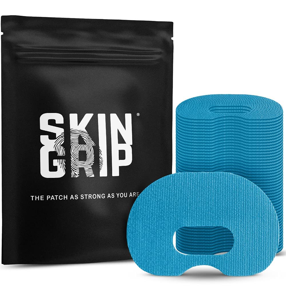 Skin Grip CGM Patches for Guardian Sensor 3 (20-Pack), Waterproof and Sweatproof for 10-14 Days, Pre-Cut Adhesive Tape, Continuous Glucose Monitor Protection(Tan)
